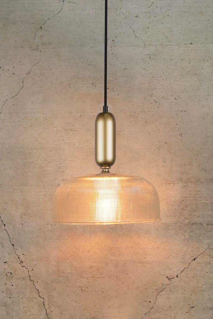 Chapman Glass Tube Pendant — Fat Shack Vintage