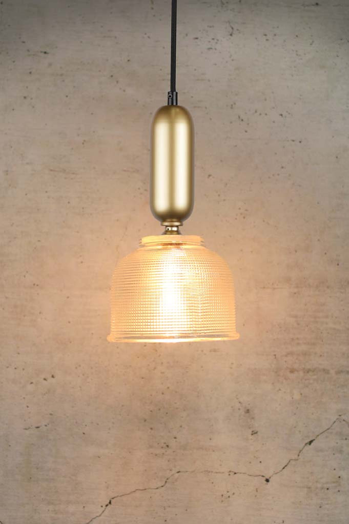 Chapman Glass Tube Pendant — Fat Shack Vintage