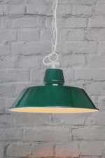 Federation Green Factory Pendant Light — Fat Shack Vintage