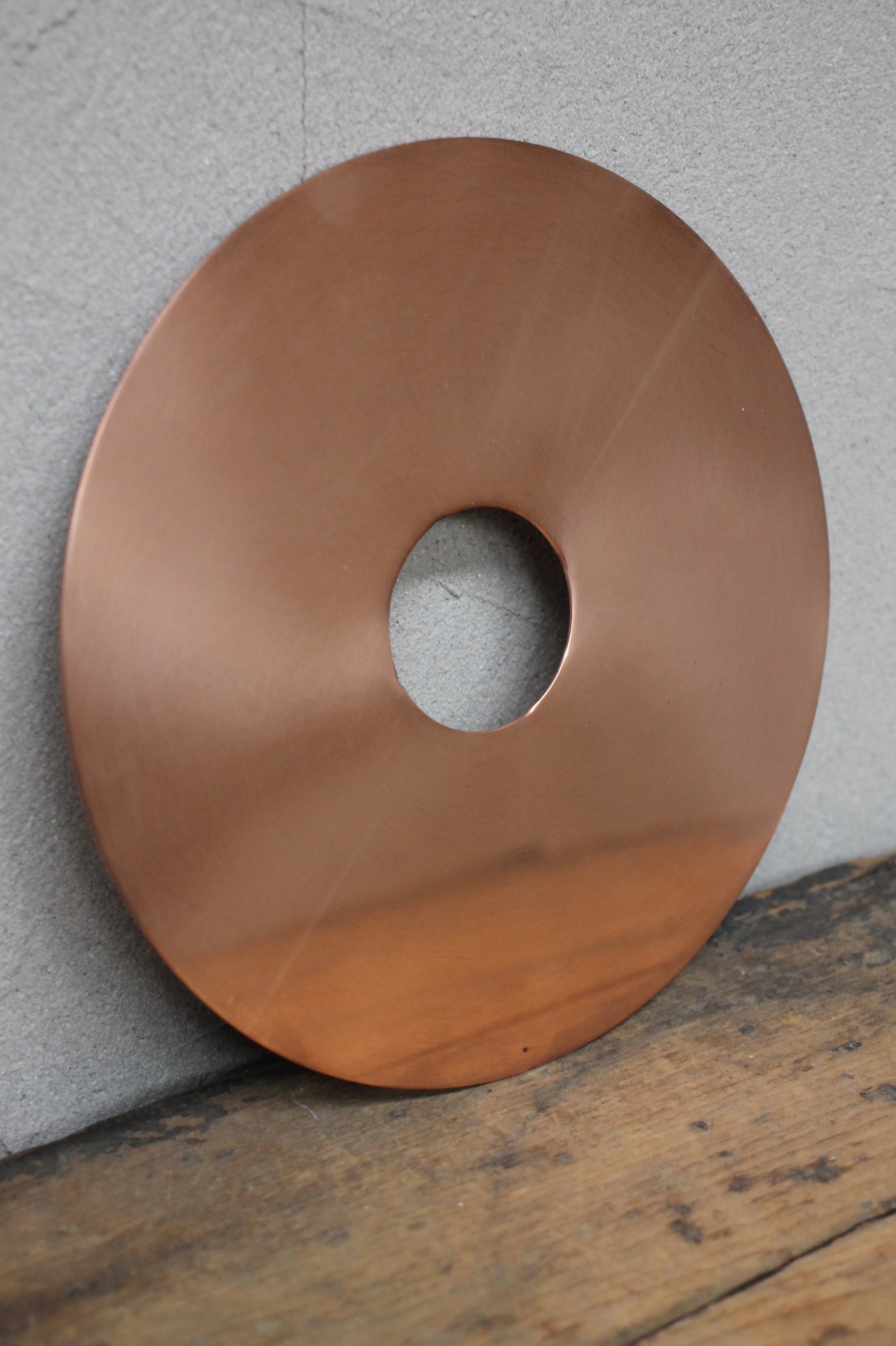 Disc Pendant Light | Copper, Brass, White or Steel — Fat Shack Vintage