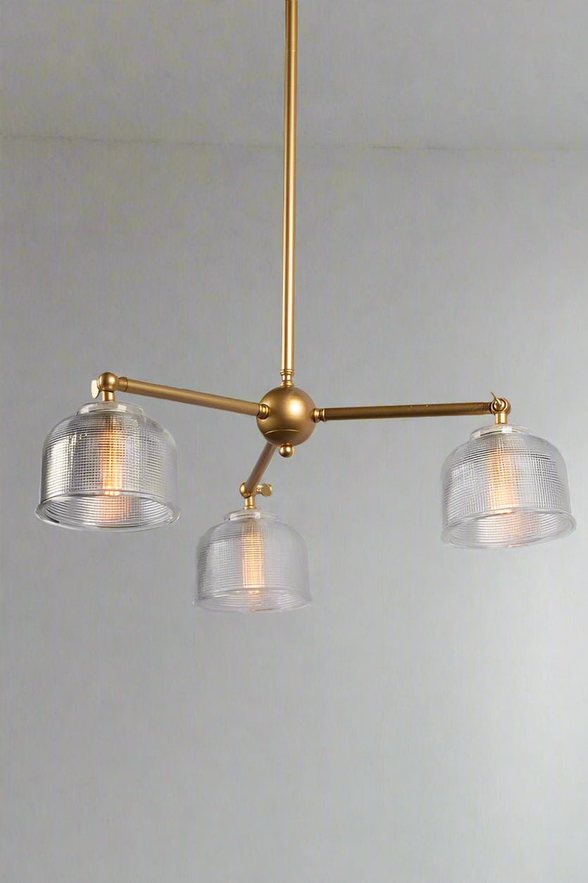 Chapman Glass Chandelier — Fat Shack Vintage