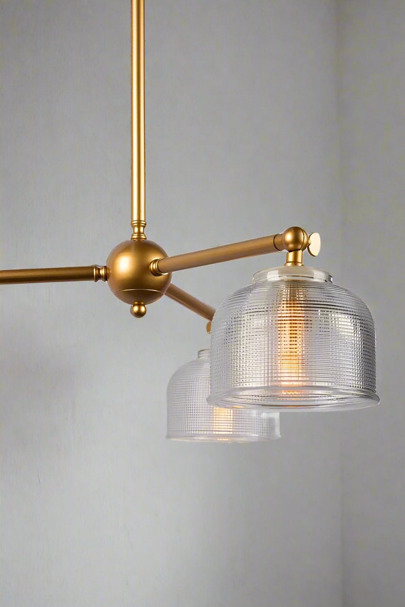 Chapman Glass Chandelier — Fat Shack Vintage