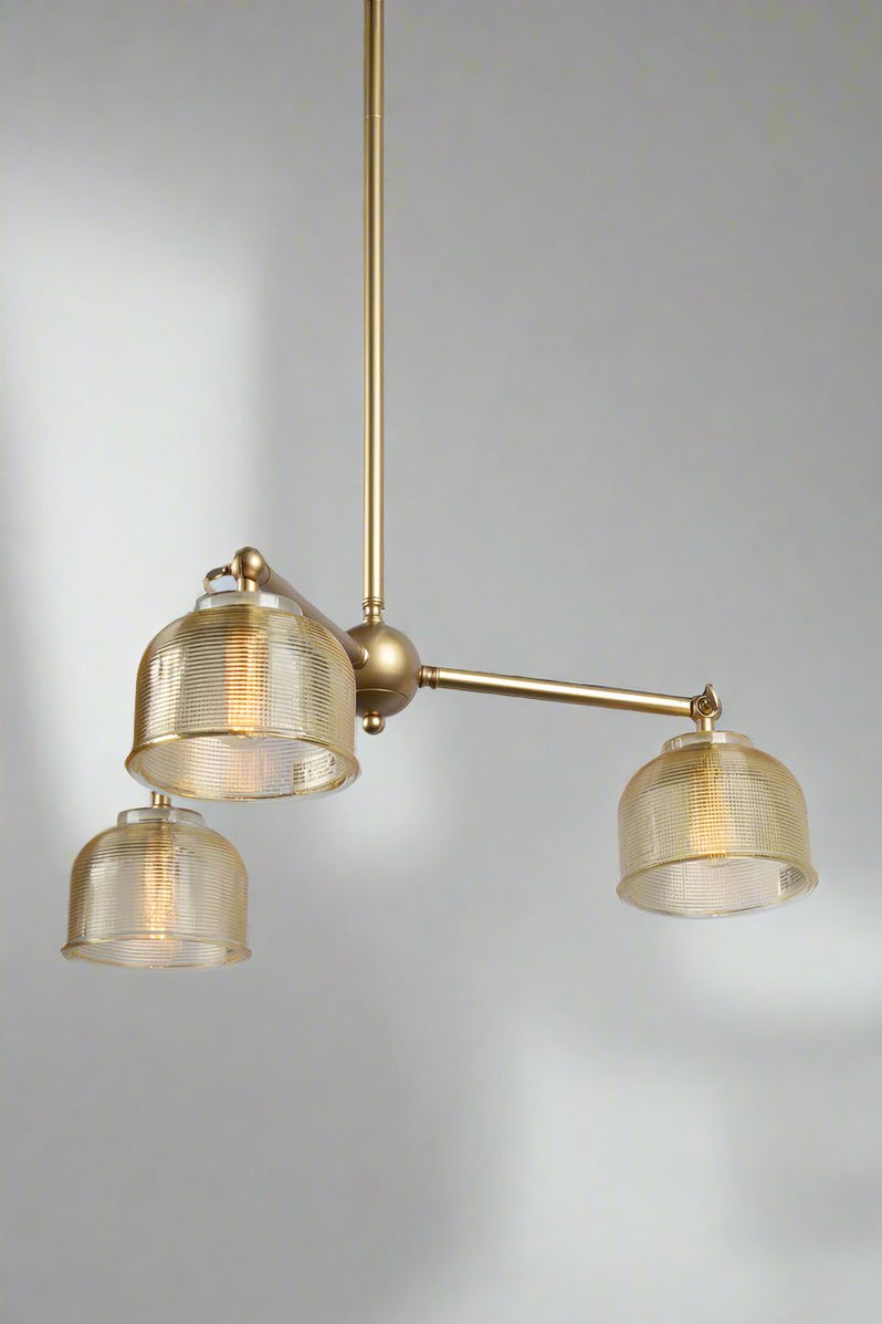 Chapman Glass Chandelier — Fat Shack Vintage