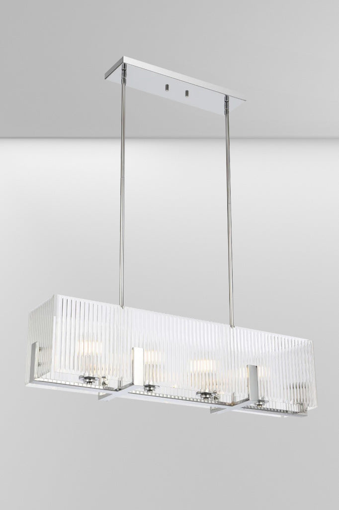 Westhampton Reeded Glass Pendant Light – Fat Shack Vintage
