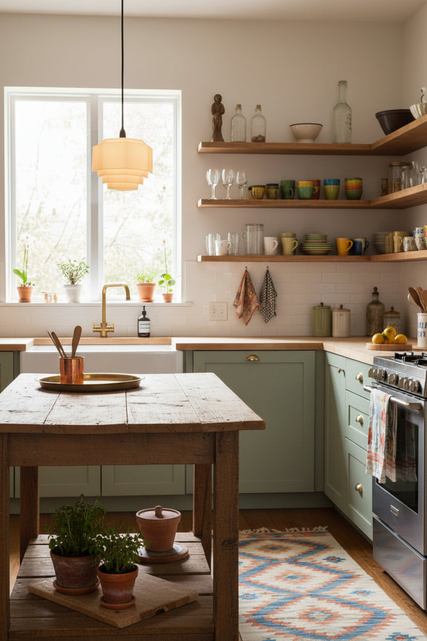 Daphne Deco Glass Pendant Light – Fat Shack Vintage