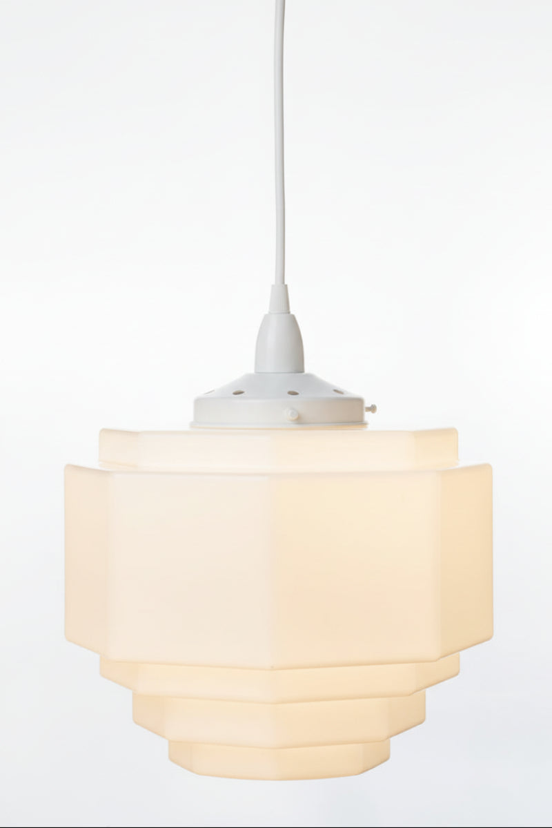 Daphne Deco Glass Pendant Light – Fat Shack Vintage