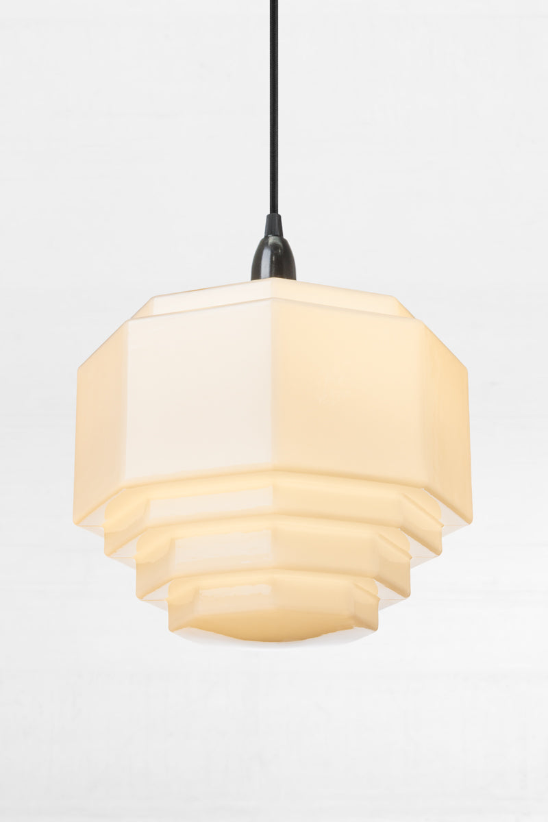 Daphne Deco Glass Pendant Light – Fat Shack Vintage