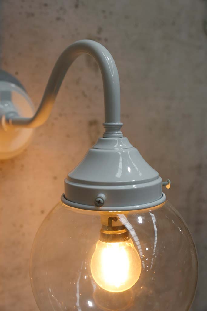 Glass Ball Gooseneck Exterior Light – Fat Shack Vintage