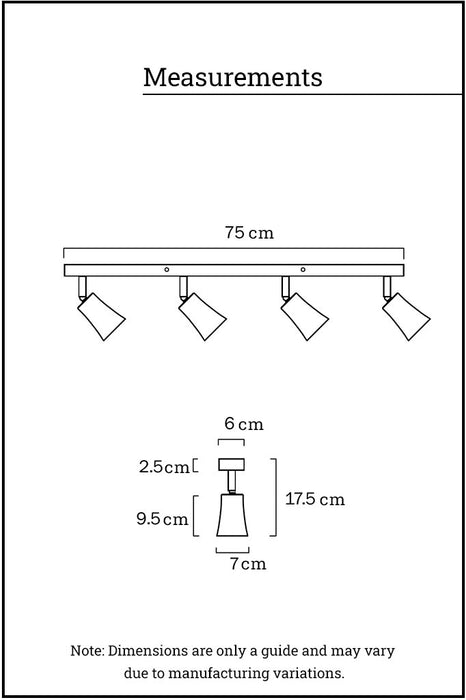Handley 4 Light LED Bar Spotlight — Fat Shack Vintage
