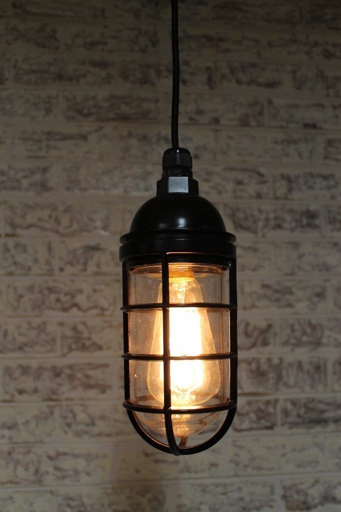 Industrial Bunker Cage Pendant — Fat Shack Vintage