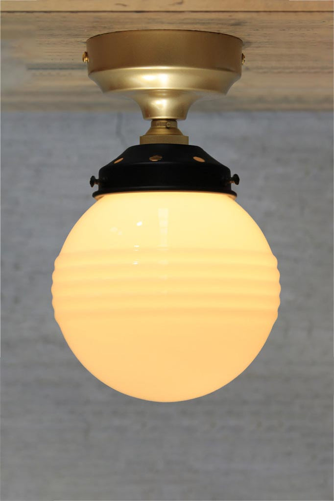 Glass Ball Batten Light - Flush Mount Ceiling Lights — Fat Shack Vintage