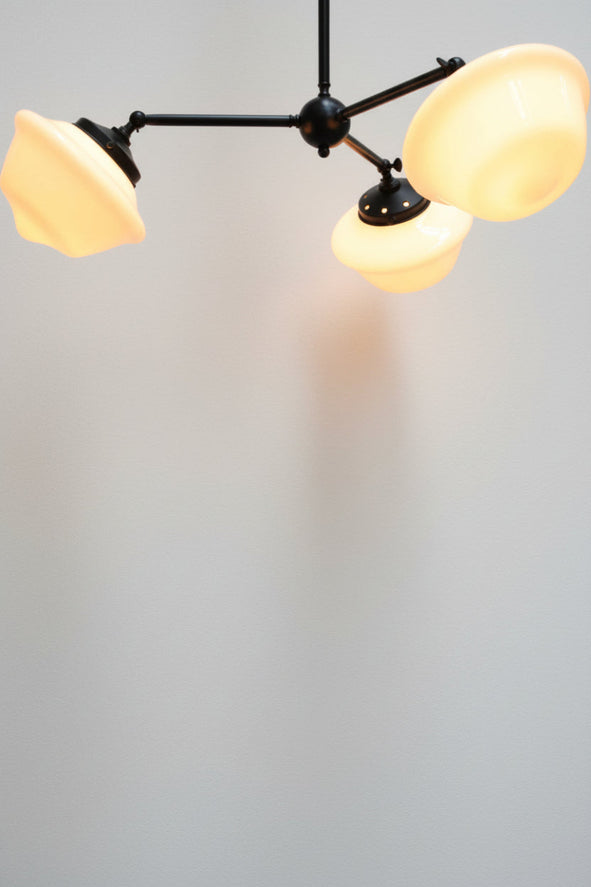 Chelsea 3 Arm Flush Mount Light | Traditional Lighting — Fat Shack Vintage
