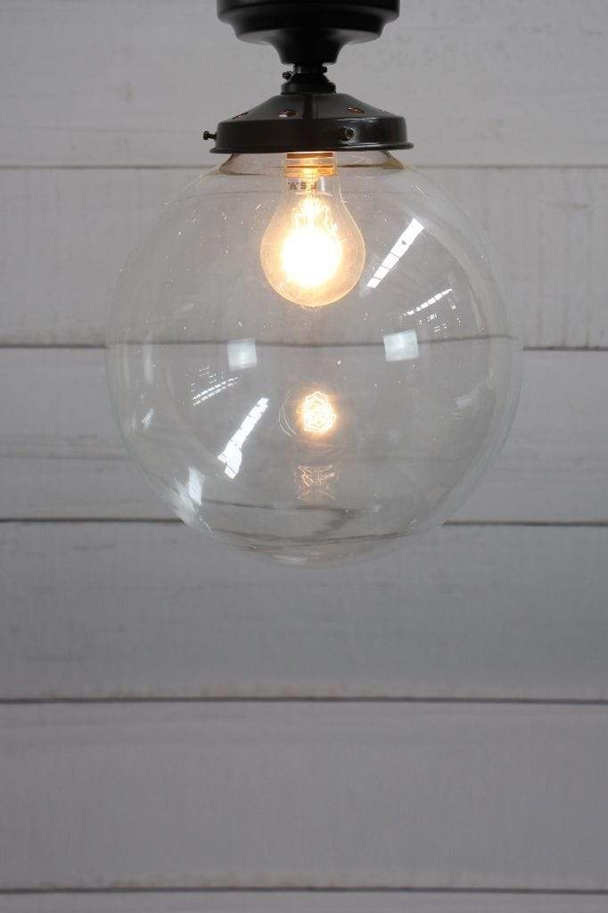 Glass Ball Batten Light - Flush Mount Ceiling Lights – Fat Shack Vintage