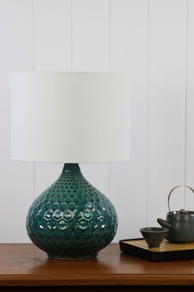 Danbury Glazed Ceramic Table Lamp — Fat Shack Vintage