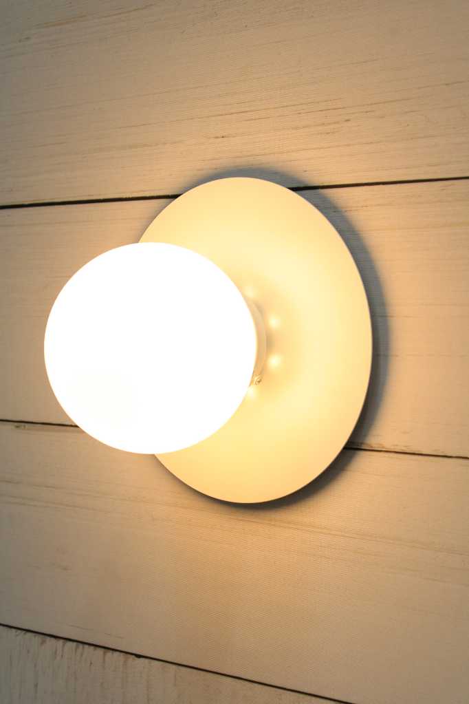 Glass Ball Disc Wall Light | Interior Wall Lights – Fat Shack Vintage