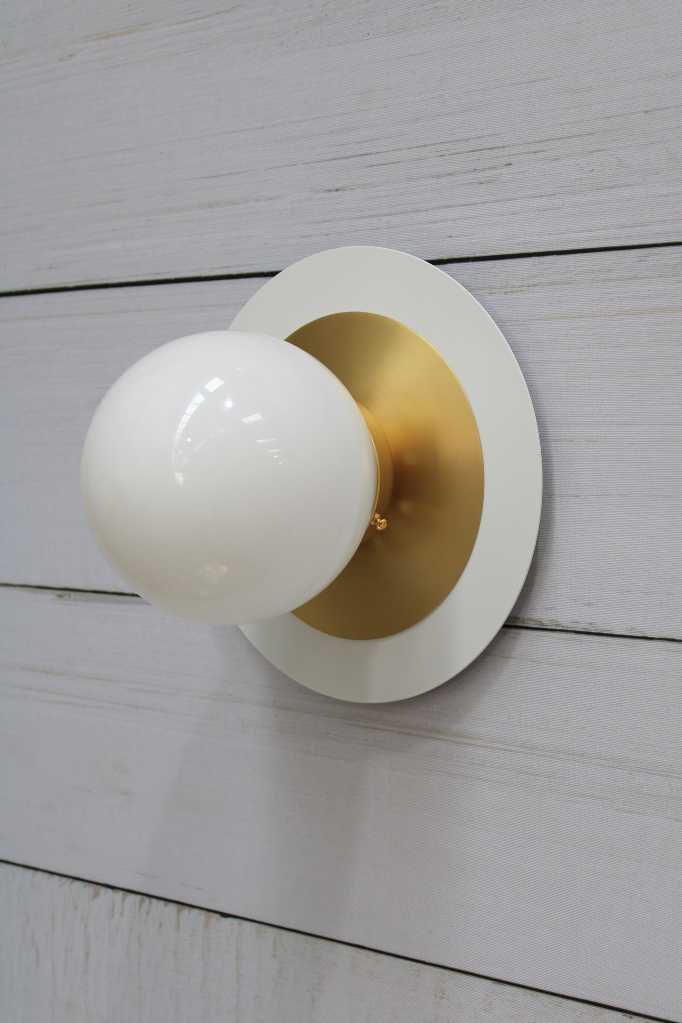 Glass Ball Disc Wall Light | Interior Wall Lights – Fat Shack Vintage