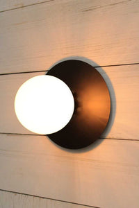 Glass Ball Disc Wall Light | Interior Wall Lights — Fat Shack Vintage