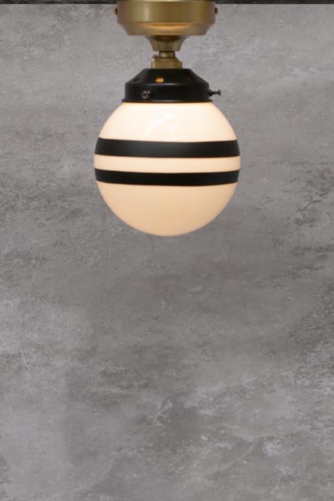 Glass Ball Batten Light - Flush Mount Ceiling Lights – Fat Shack Vintage