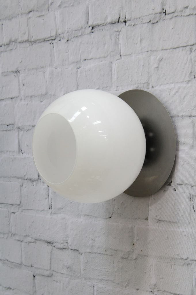 Michigan Open Glass Disc Wall Light — Fat Shack Vintage