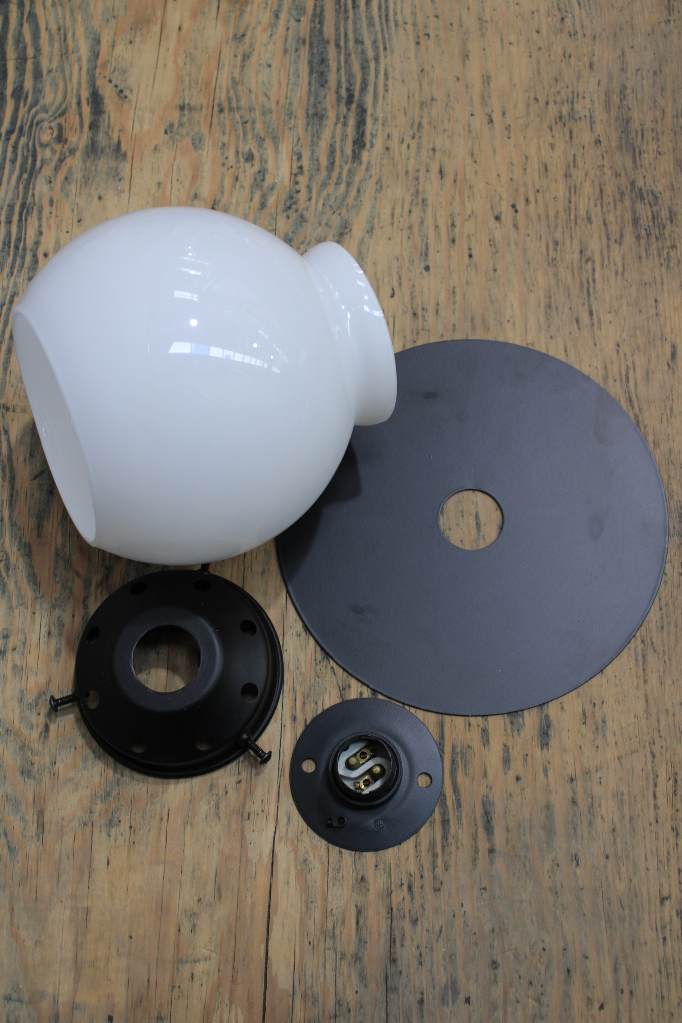 Michigan Open Glass Disc Wall Light – Fat Shack Vintage