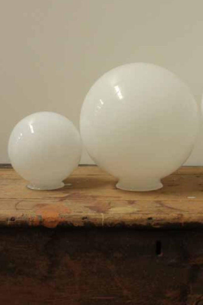 Glass Ball 90 Degree Arm Wall Lamp — Fat Shack Vintage