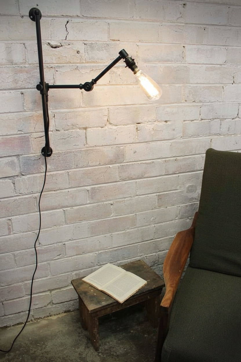 Swing Arm Light with Wall Plug — Fat Shack Vintage