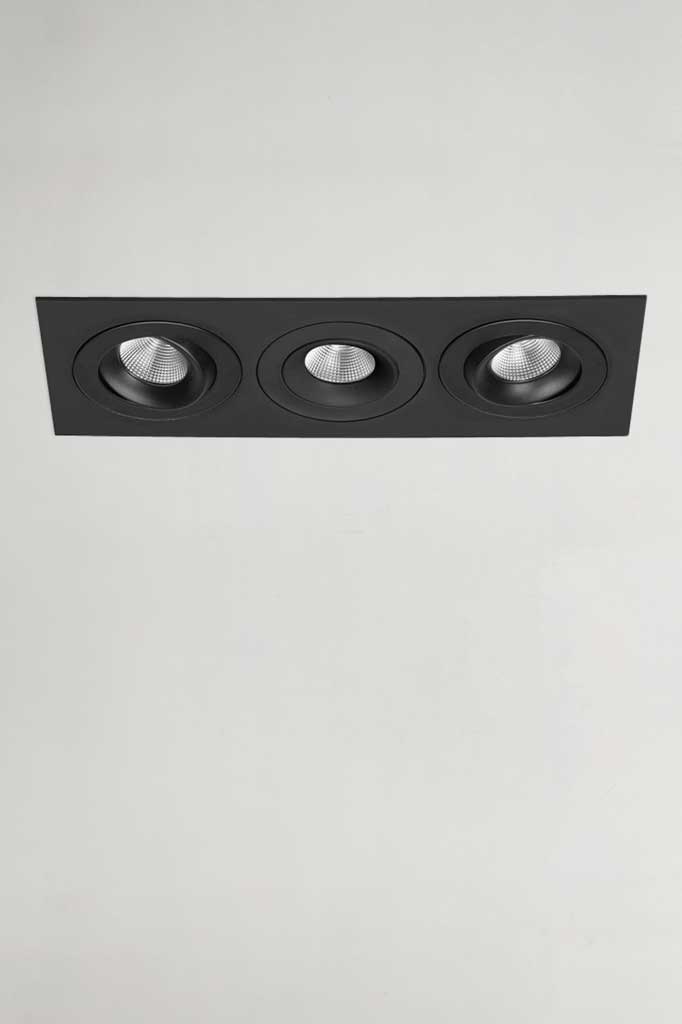 Suffield Triple LED Dimmable Tiltable Downlight IP44 — Fat Shack Vintage