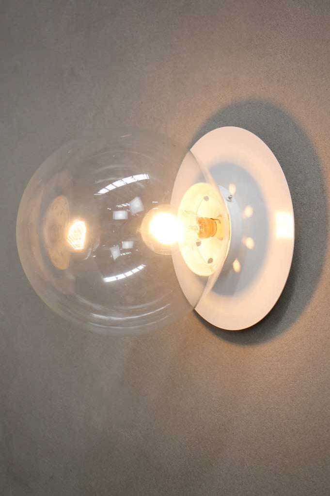 Glass Ball Disc Wall Light | Interior Wall Lights — Fat Shack Vintage