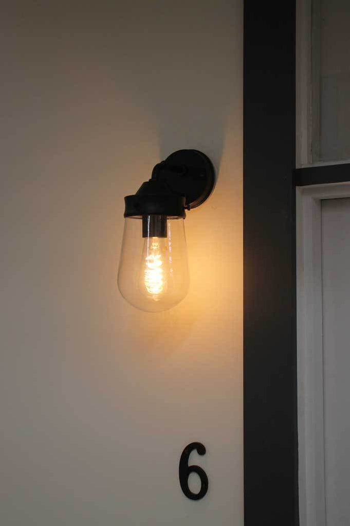 Forge Outdoor Wall Light | Minimalist Industrial Style — Fat Shack Vintage