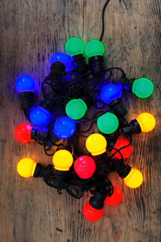 Coloured Festoon Lights - Outdoor Party String Lights — Fat Shack Vintage